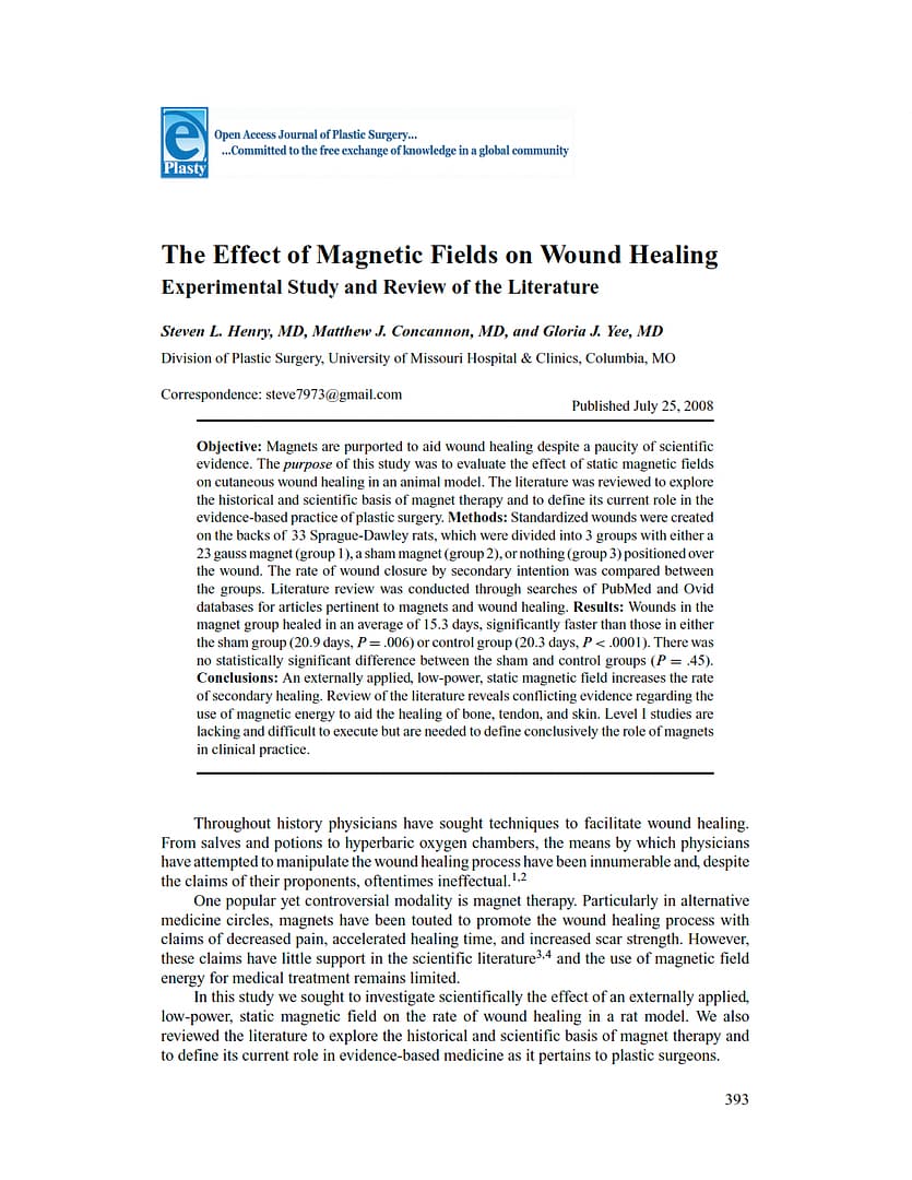 Magnetized Pipe - Dr Garcia Biomagnetism